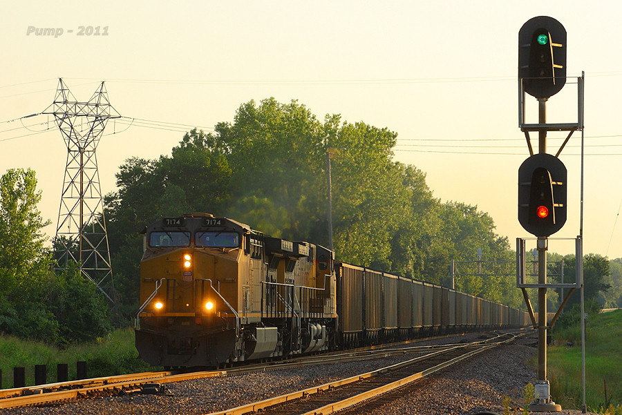 Eastbound UP Loaded Coal Train